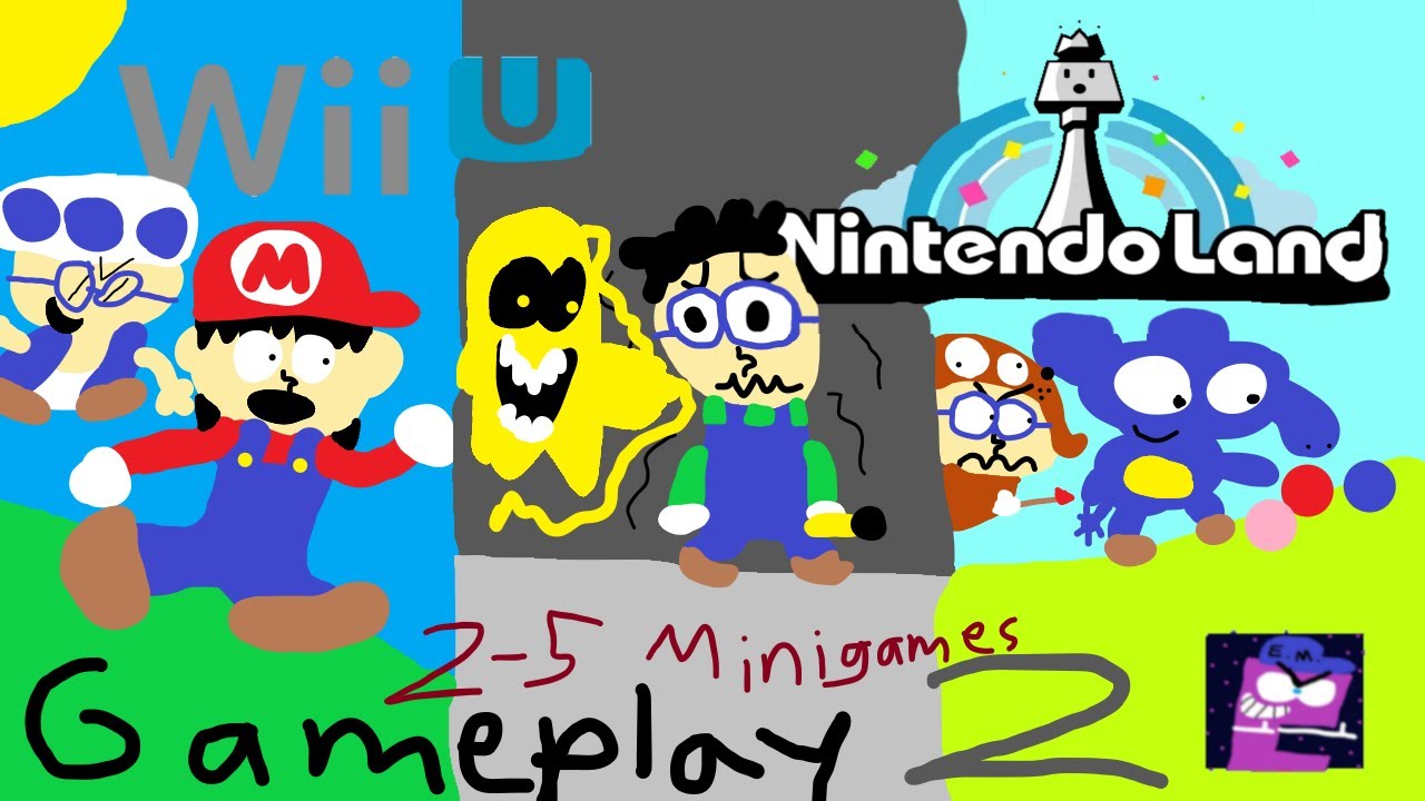 Nintendo land Gameplay 2 (2 vs 5 minigames) - YouTube
