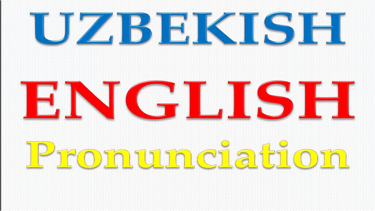 UZBEK Alphabet ENGLISH Pronunciation|اوزبیکچه الفبا انگلیسچه تلفظ ...