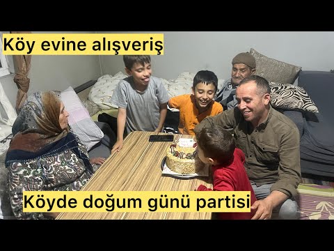 KÖYE MARKET ALIŞVERİŞİ⁉️⁉️⁉️DEDELERİYLE KUTLAMAK İSTEDİLER ⁉️⁉️