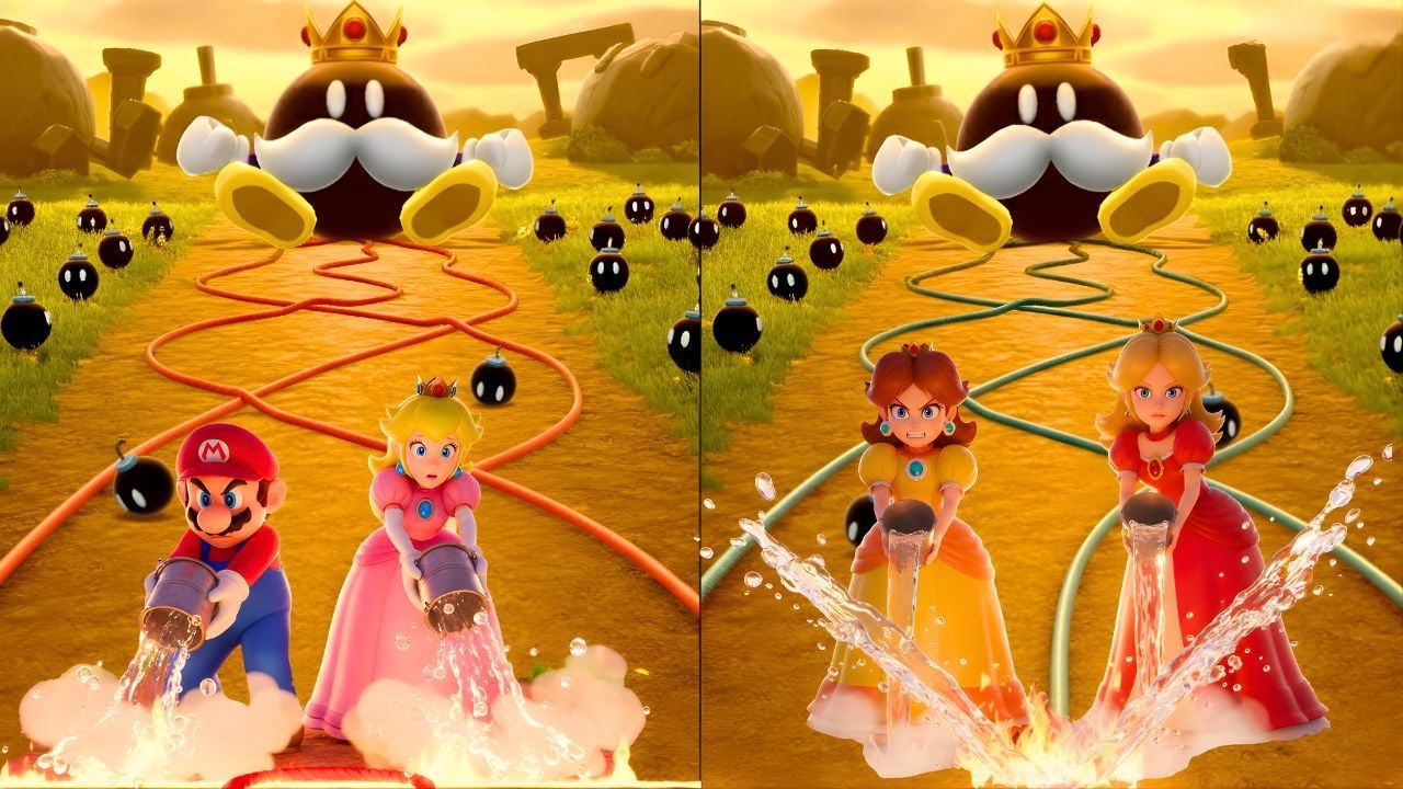 Fire Rosalina Goes WILD?! Super Mario Party Jamboree Minigames - YouTube