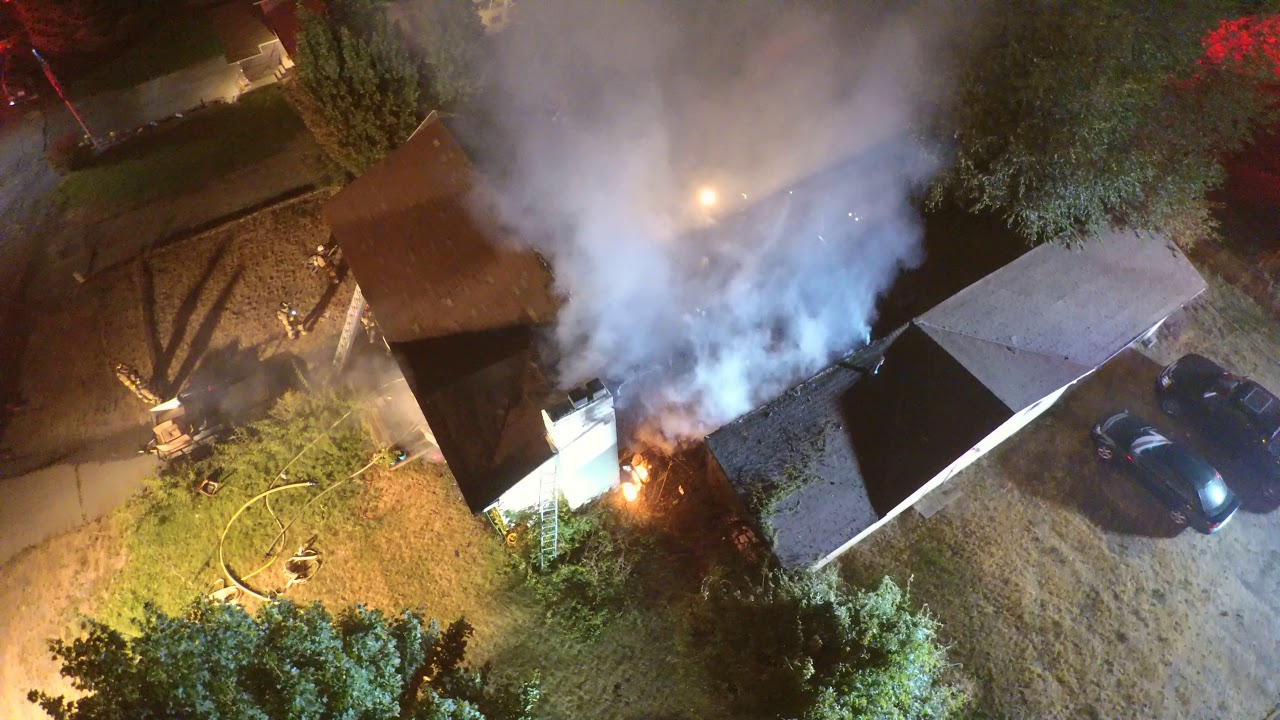 Drone Flight: Post Falls Fire 2017-08-20 Part 4 - YouTube