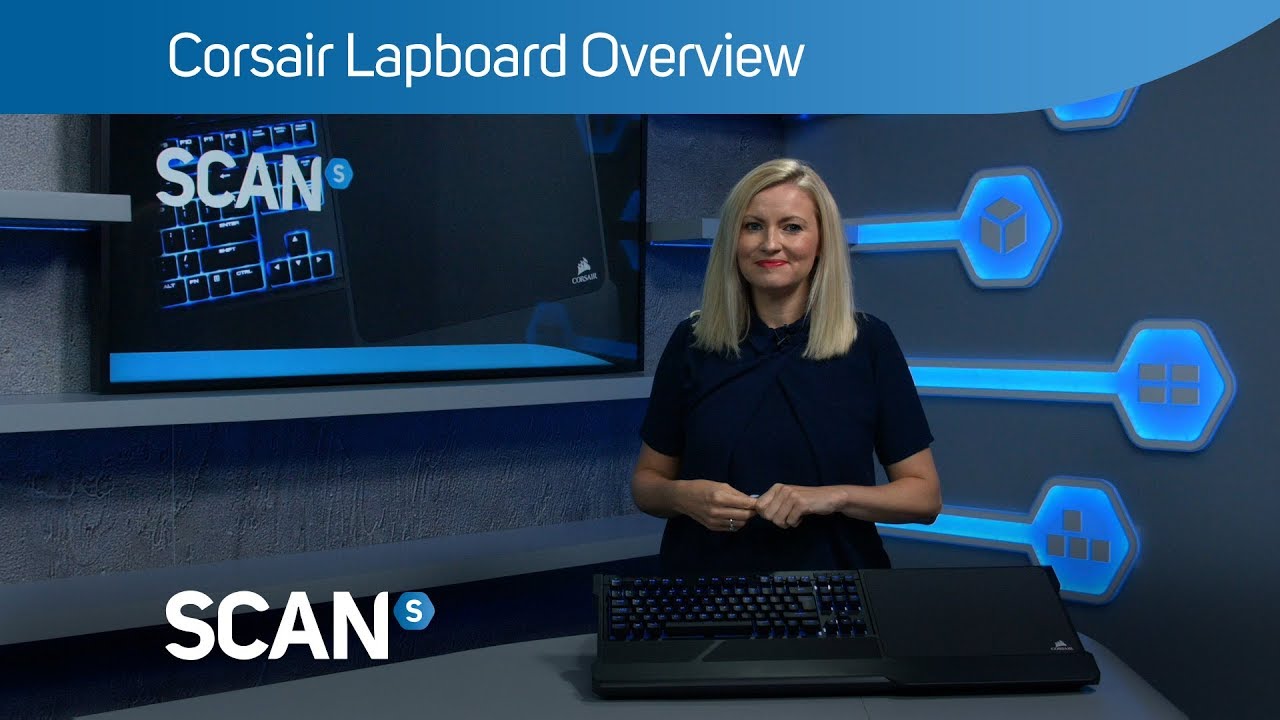 Corsair K63 Lapboard - Wireless living room gaming - Overview - YouTube
