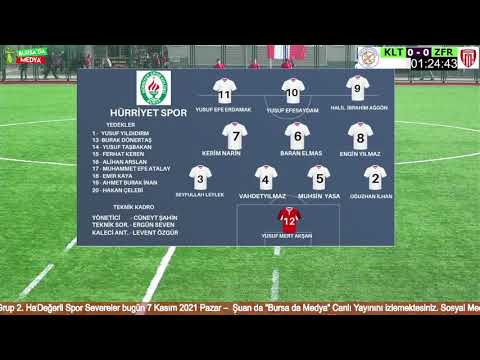 HÜRRİYETSPOR -1947 ÇEKİRGE SPOR SÜPER KÜME 2. HAFTA KARŞILAŞMASI