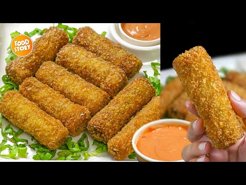 Ramzan Special Crispy Bread Roll Recipe, Perfect for Iftar, Easy Ramadan Recipe by Samina Food Story