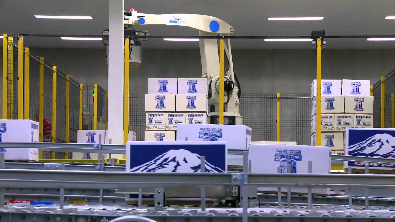 Washington Fruit Apple Processing Facility - YouTube