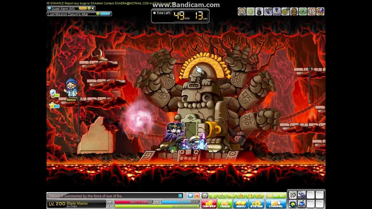 MapleStory zakum solo dualblade - YouTube
