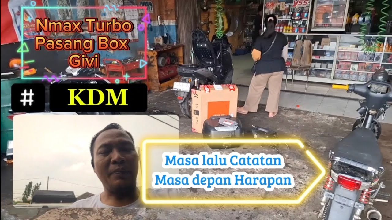 Nmax Turbo box Givi ‼️ KDM jelaskan masalalu dan masa depan, nmax turbo ...