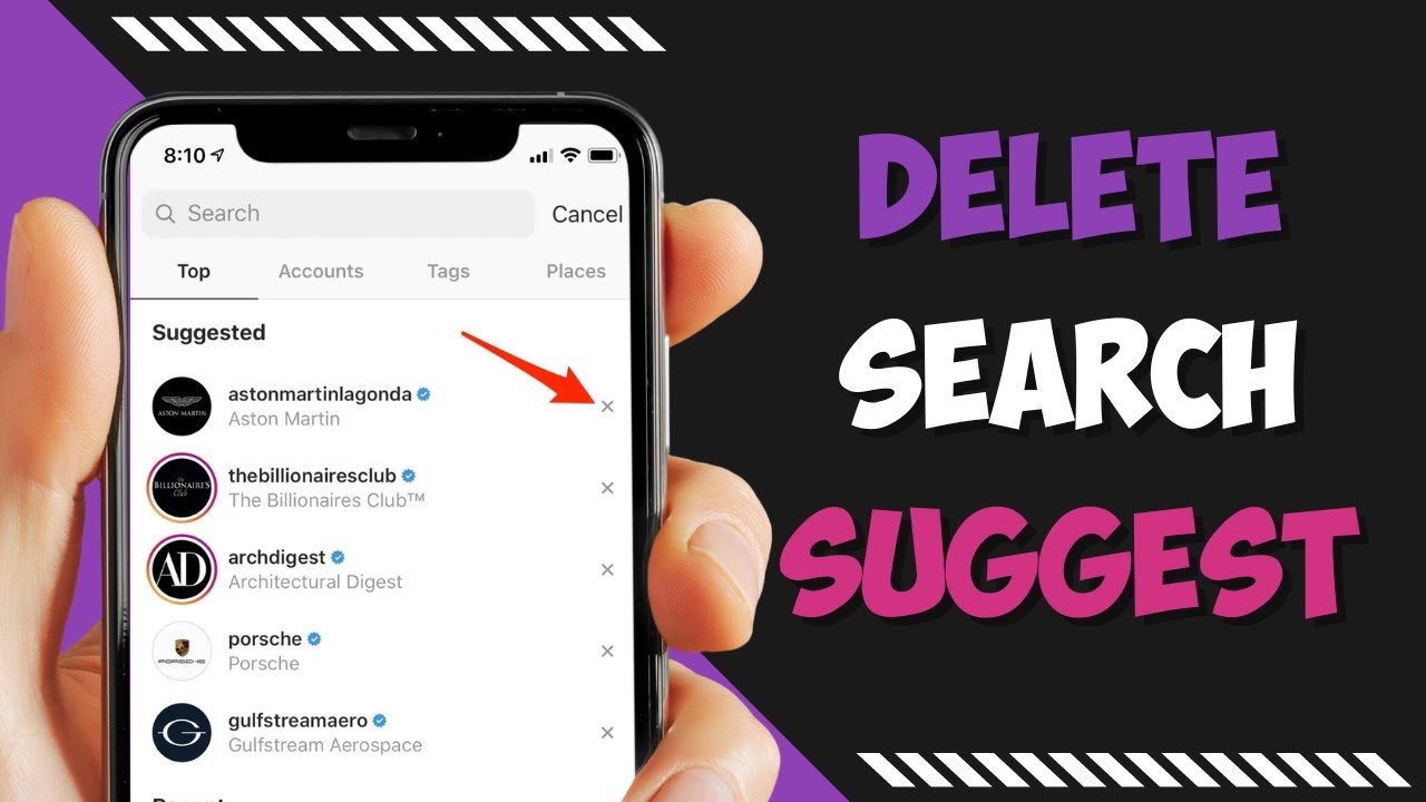 Delete Instagram Search Suggestions When Typing | Remove Suggested ...
