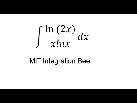 Calculus Help: MIT Integration Bee - Integral of (ln⁡(2x))/xlnx - YouTube