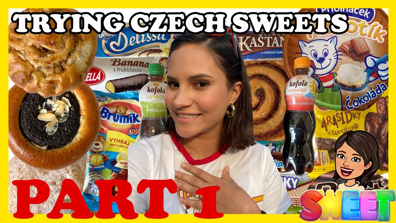 TASTE TASTING CZECH SWEETS // Trying out some Czech sweet snacks in ...