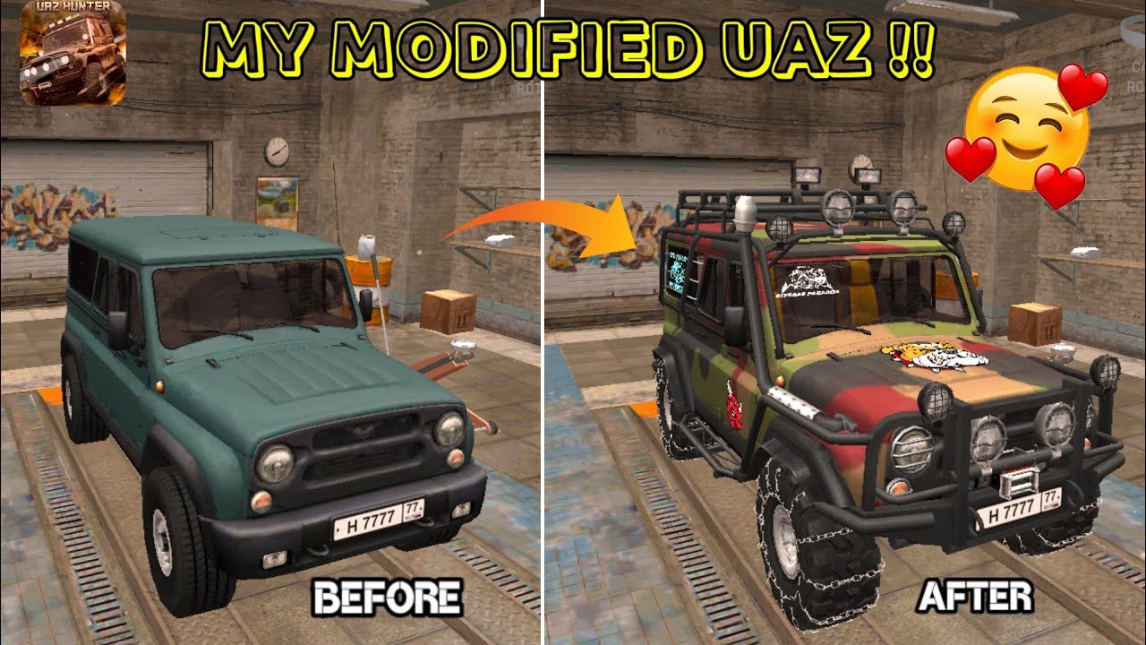 I MODIFIED MY UAZ 😍 PART 2 | RUSSIAN CAR DRIVER UAZ HUNTER GAMEPLAY ...