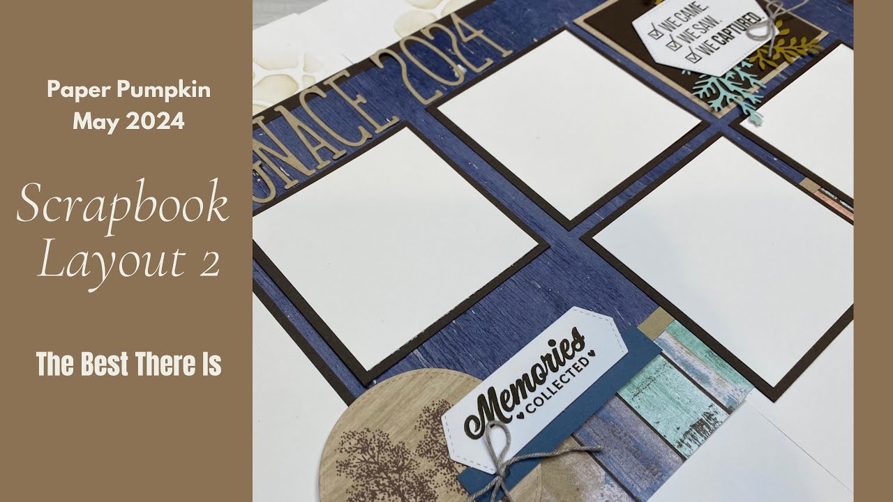 I'm unveiling the scrapbooking layout back ground winner! - YouTube