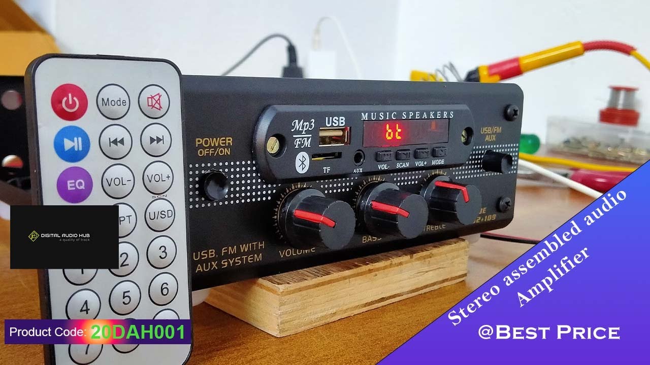 Stereo (2.0) hand Made assembled audio Amplifier @Very Low Price ...