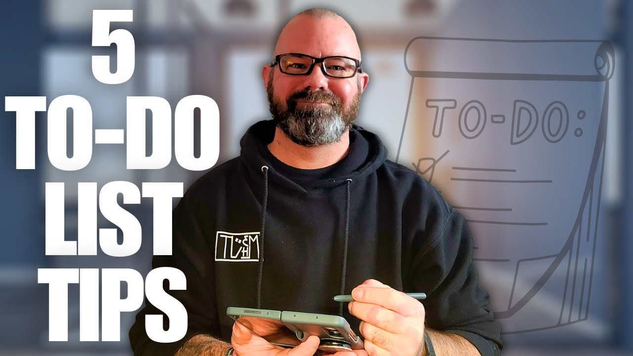 5 To-Do List Tips That Actually Work (Stop Procrastinating!) - YouTube