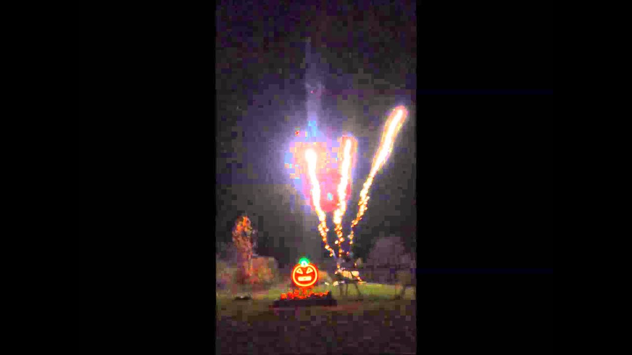 Halloween Fireworks Ghostbusters - YouTube