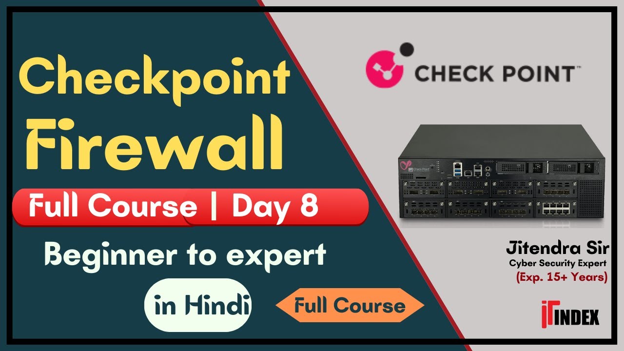 Day 8 Check Point Firewall tutorial #checkpointfirewall #cybersecurity ...