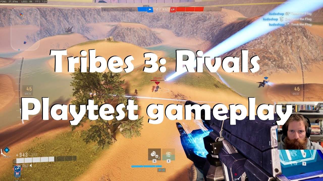 Tribes 3: Rivals Playtest - First game - 5v5 CTF on Island - YouTube