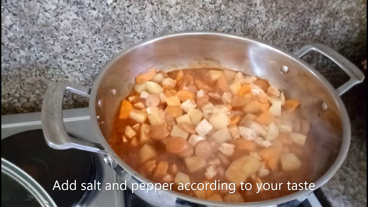 How to cook Chicken Afritada Recipe My Version - YouTube