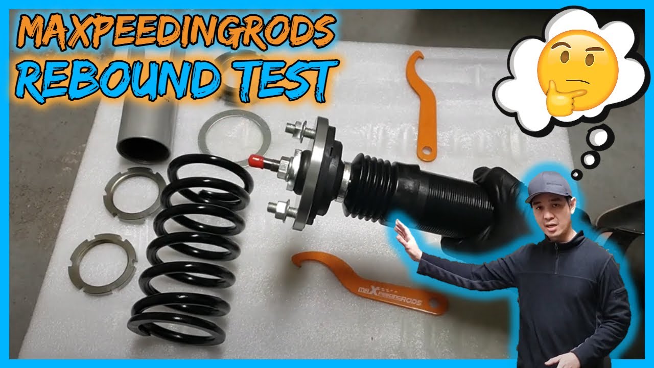 [DIY Car Mods] "Maxpeedingrods" Coilovers Update - Rebound Test - YouTube