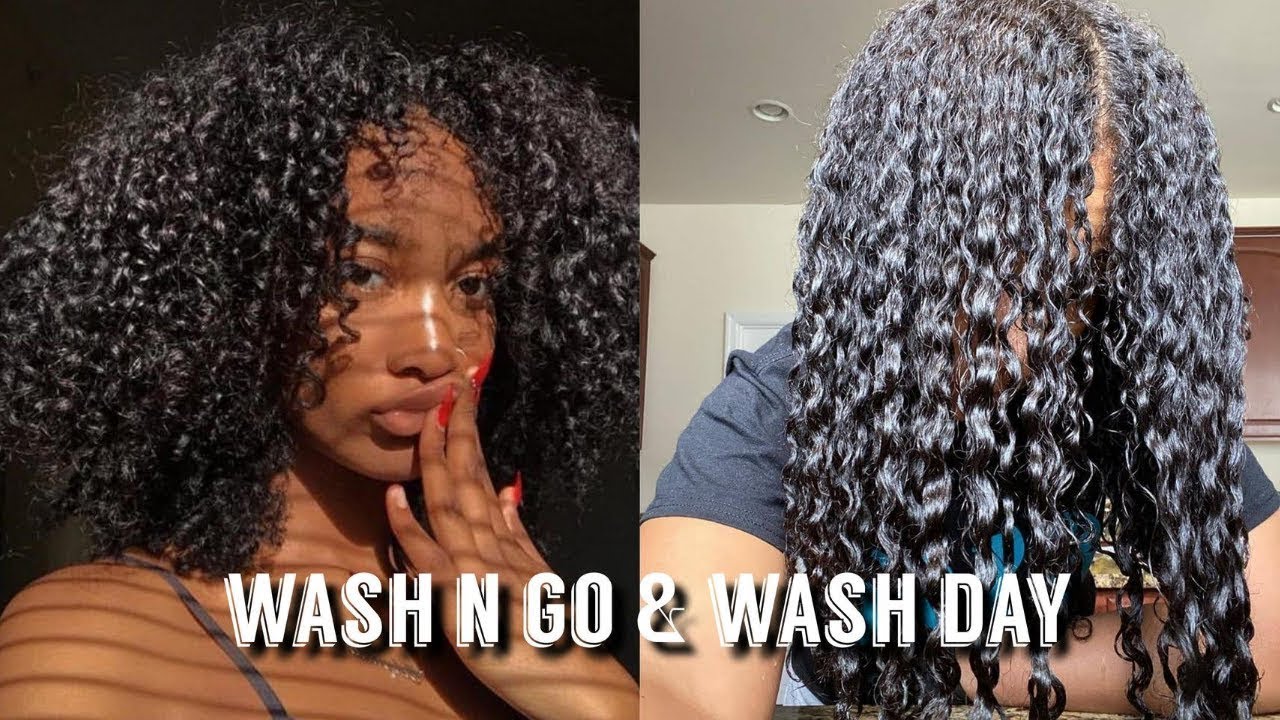 Wash and Go on Type 4 natural Hair 2020 Pretty Moods2 - YouTube