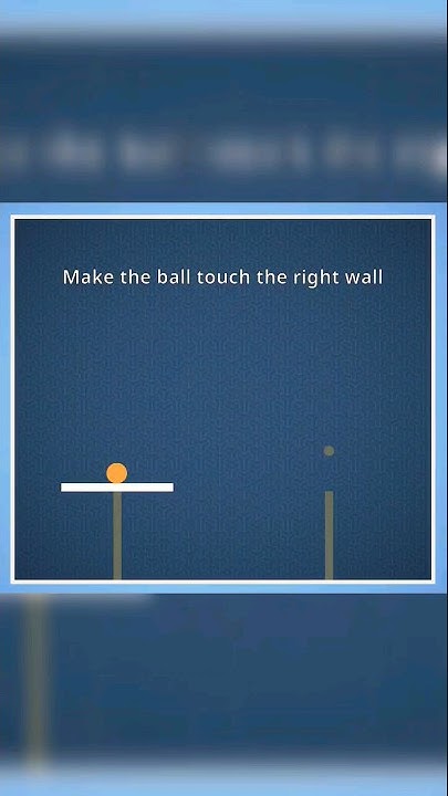 Make the ball touch the right wall | Level 132 #shorts - YouTube