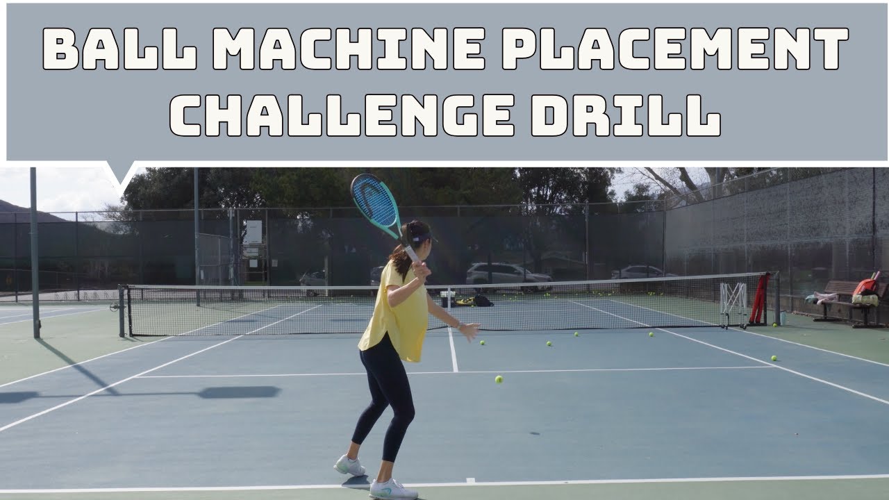 BALL MACHINE PLACEMENT CHALLENGE DRILL - YouTube