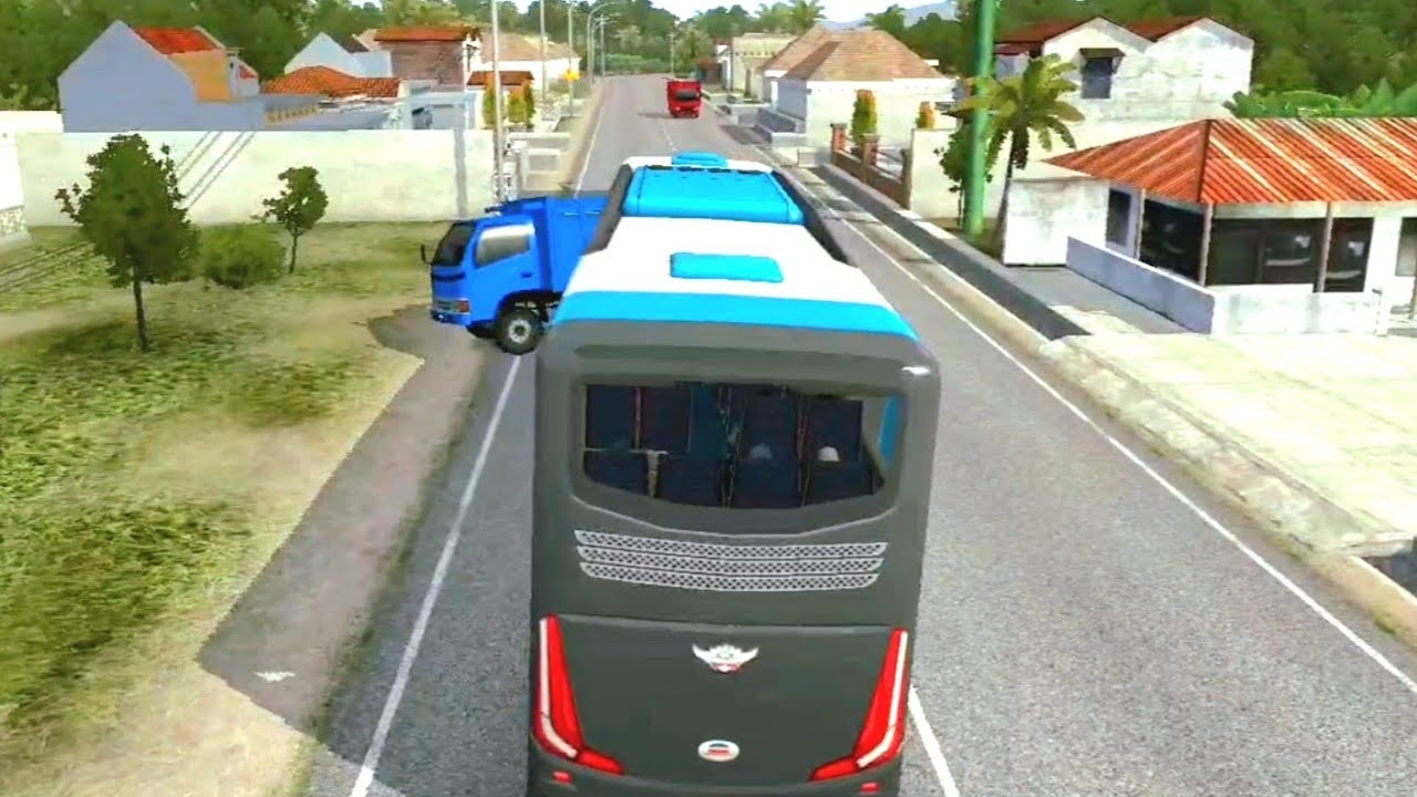 Bus driver driving wrongly on one way 🚌 🛣:Bus Simulator Indonesia - YouTube