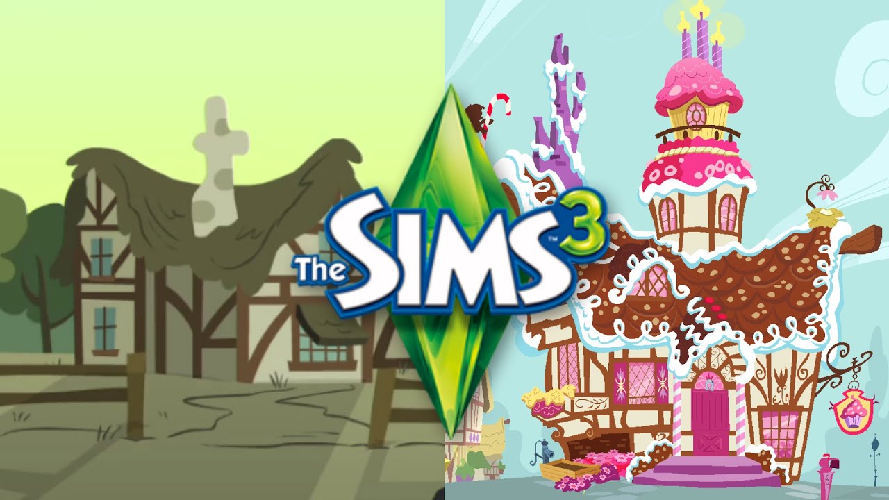 Building The Rock Farm and Sugarcube Cornner in Sims 3 / Pinkie Pie and ...