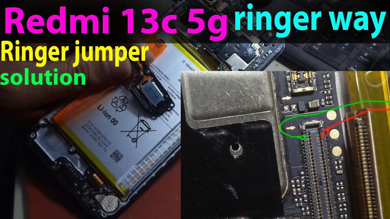 Redmi 13c 5G Ringer way jumper solution 2025. - YouTube