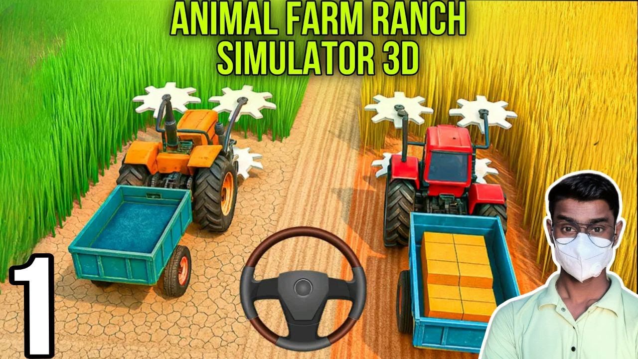 Animal Farm Ranch Simulator 3D Gameplay | Building My Dream Farm ...