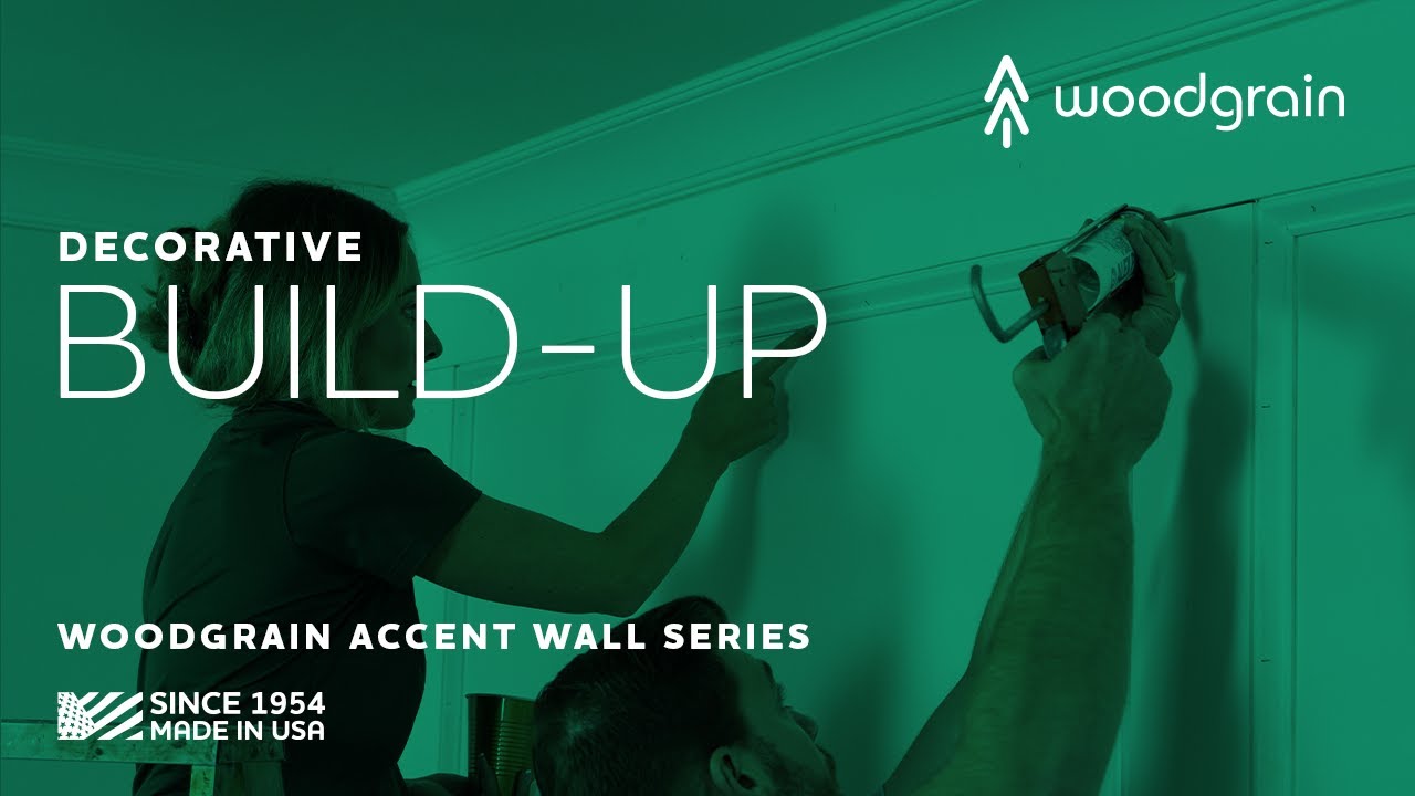 DIY Accent Wall: Decorative Build Up - YouTube