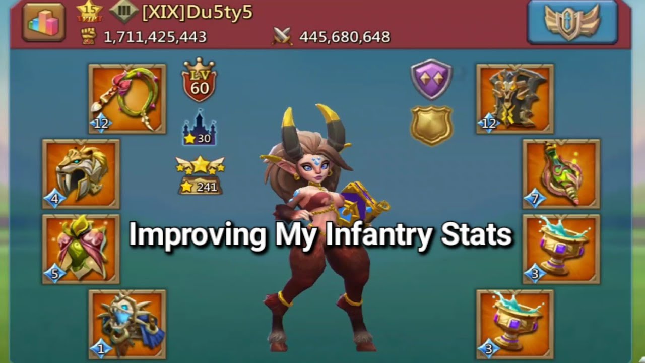 Lords Mobile ~ Chest Opening, Astralite Upgrades Improving Infantry ...