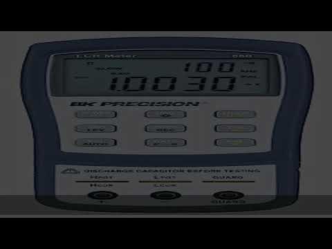 B&K Precision 880 100 kHz Handheld LCR Meter, Blue - YouTube