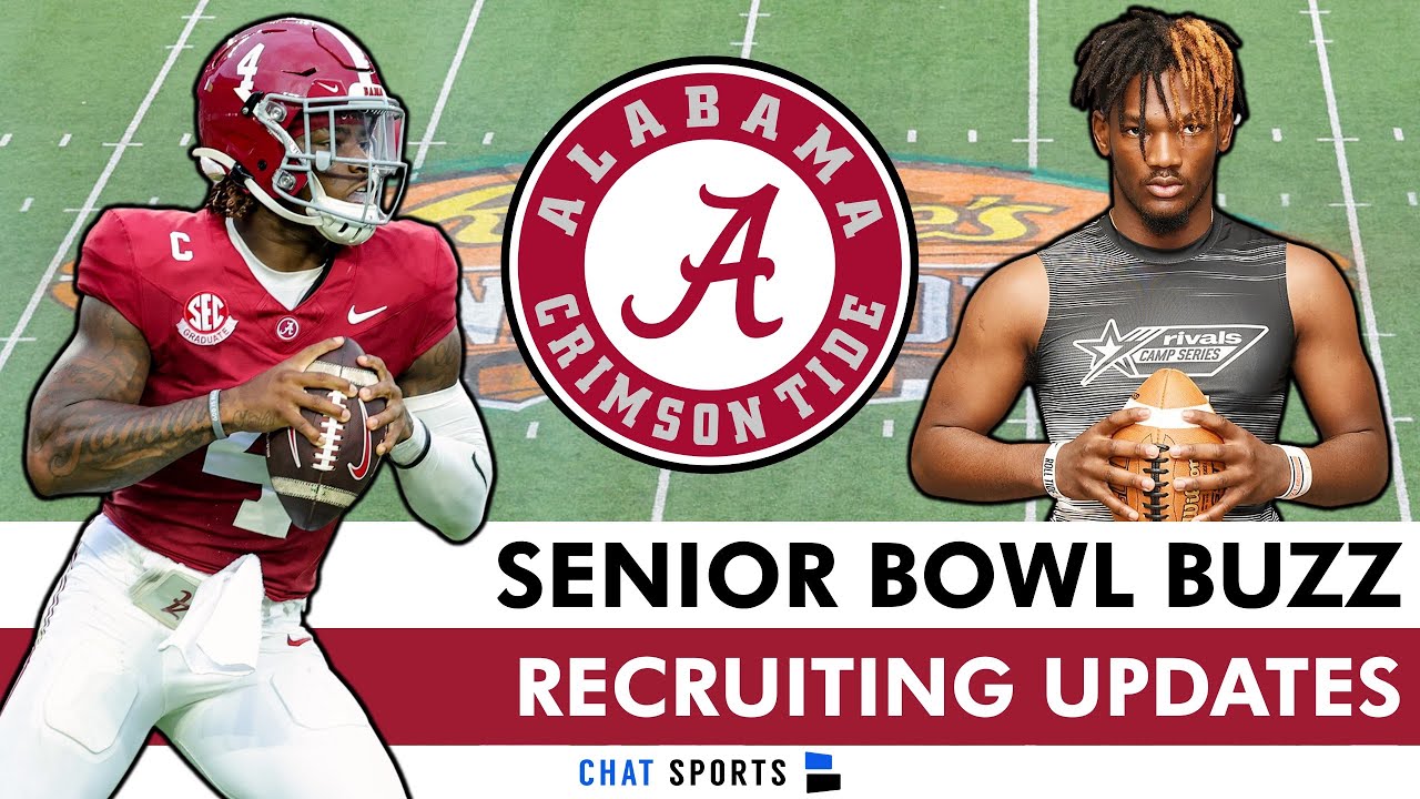 Alabama Football Players At The Senior Bowl & MULTIPLE New Offers From ...