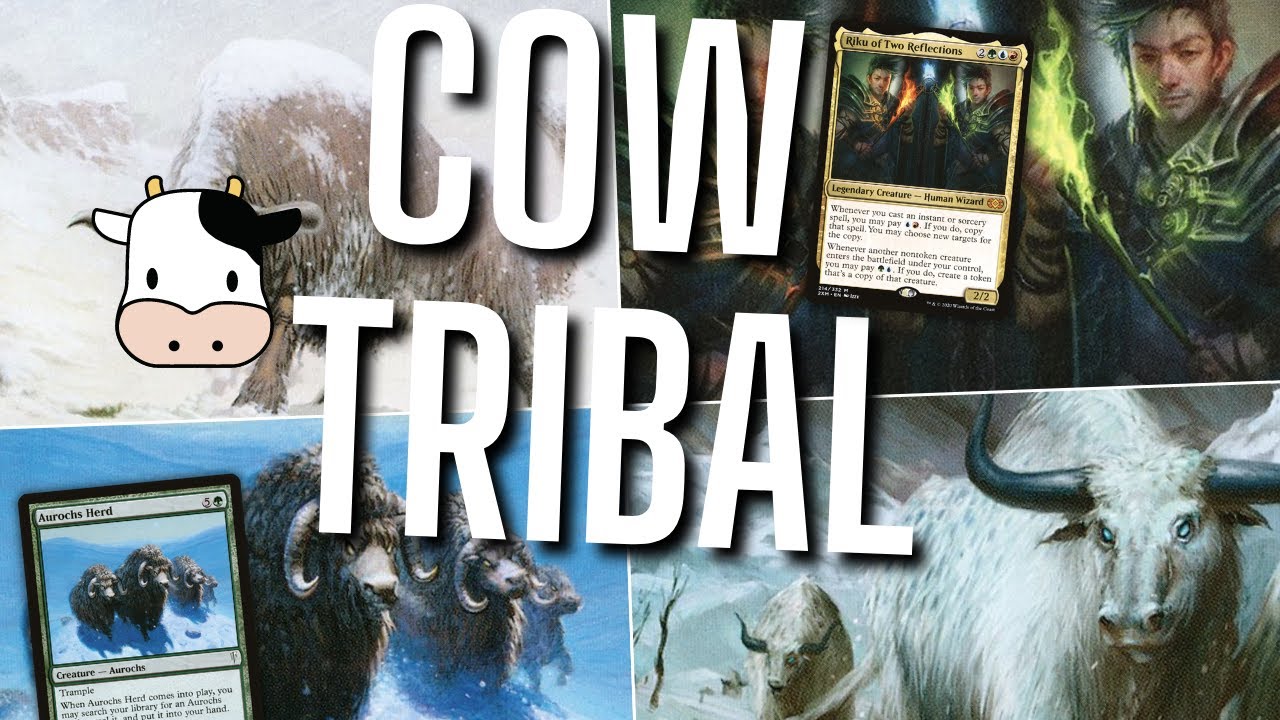 Cow Tribal Commander Deck Tech | Rikku, of Two Reflections | Magic the ...