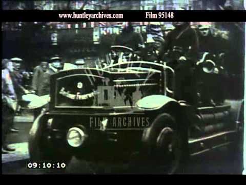 Berlin Fire Engine on Callout, 1927 - Film 95148 - YouTube