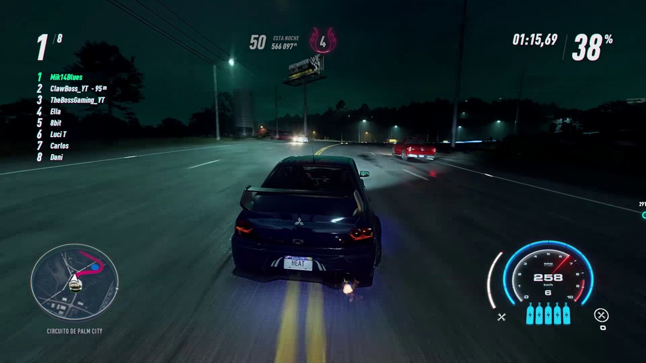 NFS Heat - Racing at Night With Some Friends - With NFSMW SoundTrack ...