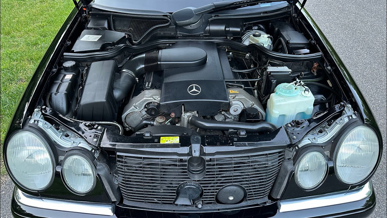 1997 Mercedes-Benz E420 cold start and at operating temperature 5/30/24 ...