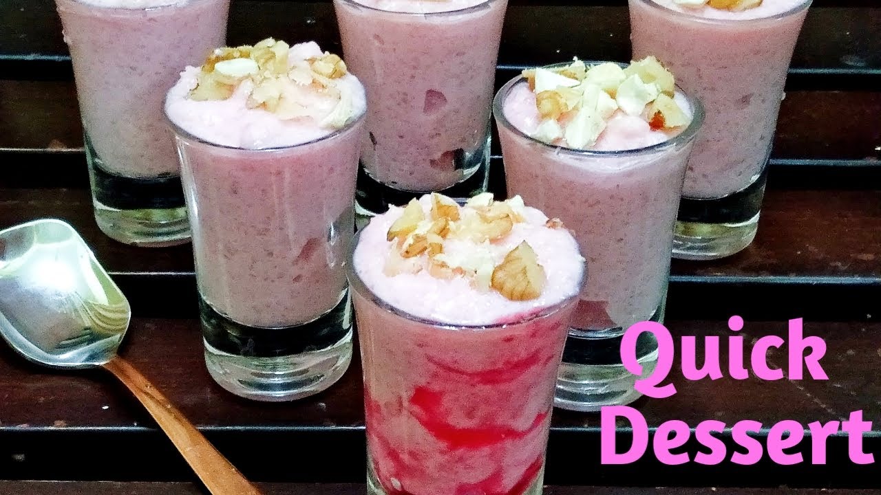 Rose Phirni Recipe,Phirni Recipe,Dessert Recipe,Quick Dessert,Rice ...