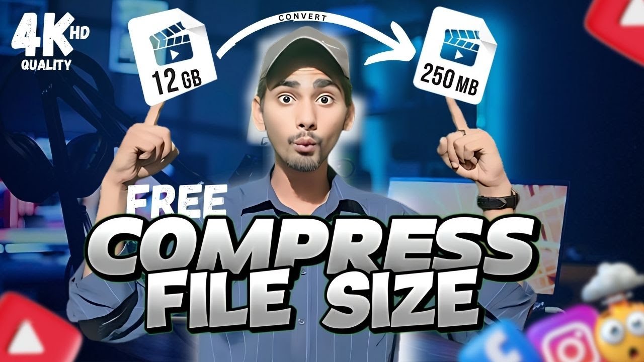 HOW TO COMPRESS LARGE VIDEO SIZE WITHOUT LOSING QUALITY | YouTube video ...