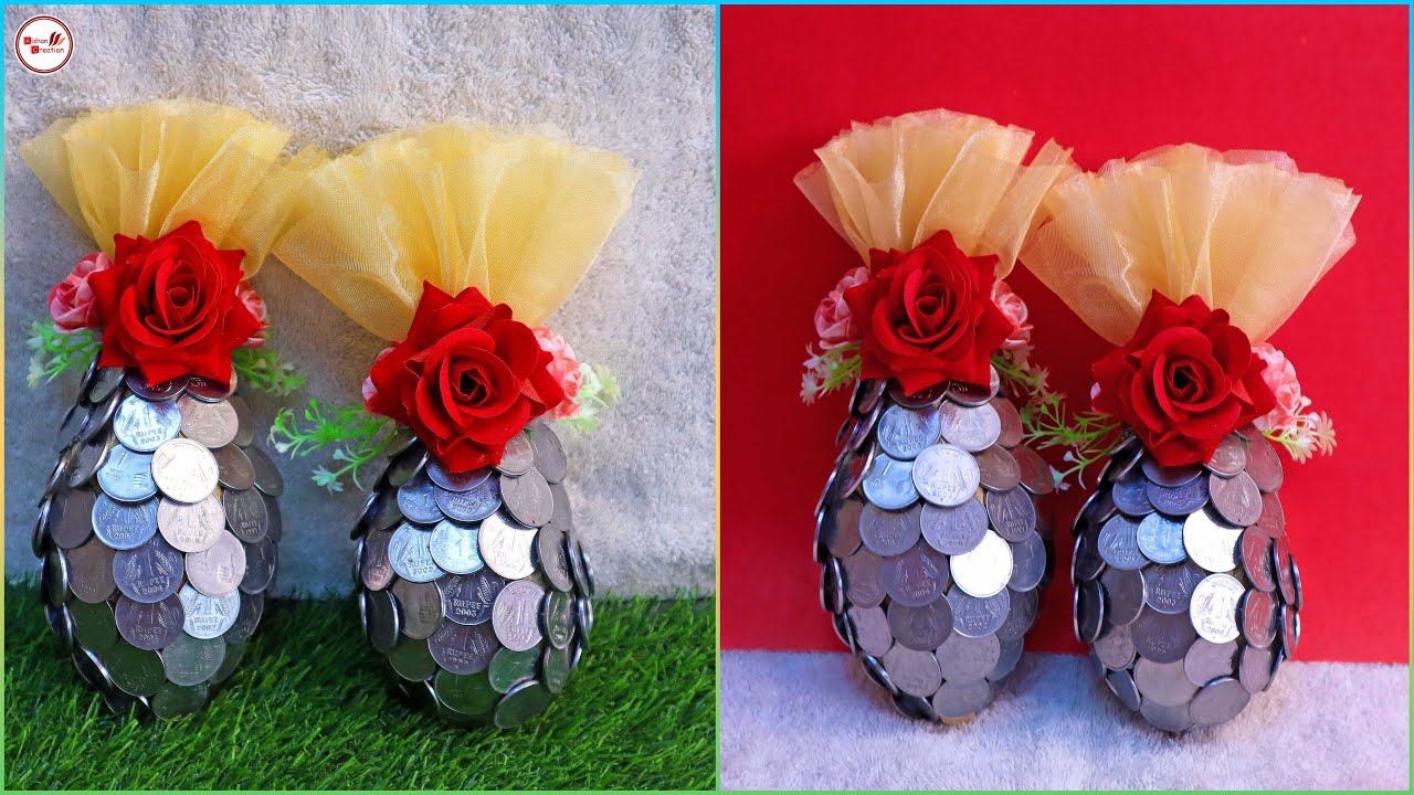 Shreefal decoration using coin 🪙 for wedding function || Shagun ka ...
