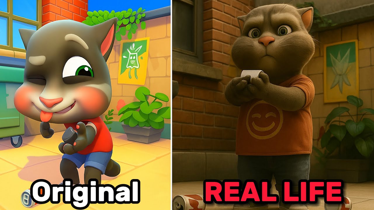 Talking Tom Cat 2025 In Real Life - Gameplay Walkthrough (iOS, Android ...