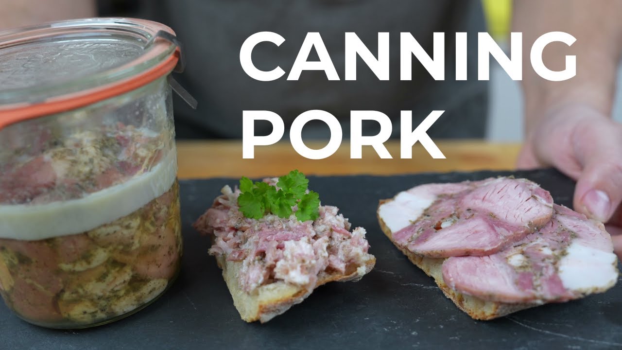 Canning pork recipe - delicious and versatile - YouTube