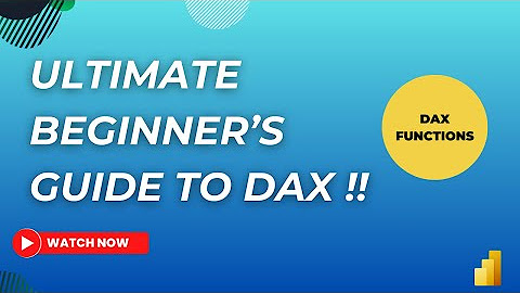 Beginner's Guide to DAX | Power BI | Excel | SSAS - YouTube