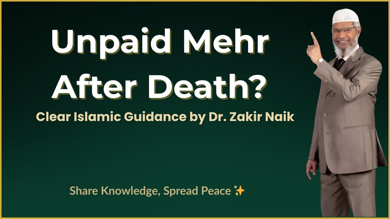 Unpaid or Forgiven Mehr: What If the Husband Dies? | Clear Islamic ...