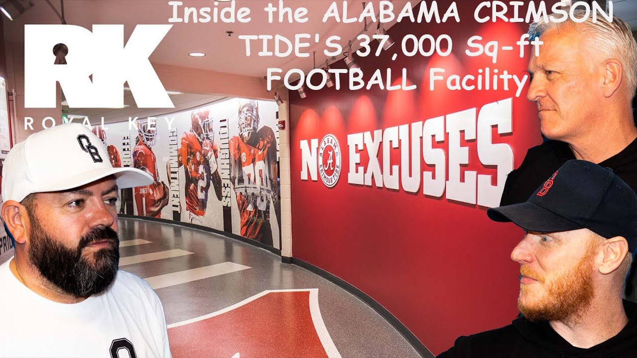Inside the ALABAMA CRIMSON TIDE'S 37,000 Sq-ft FOOTBALL Facility ...
