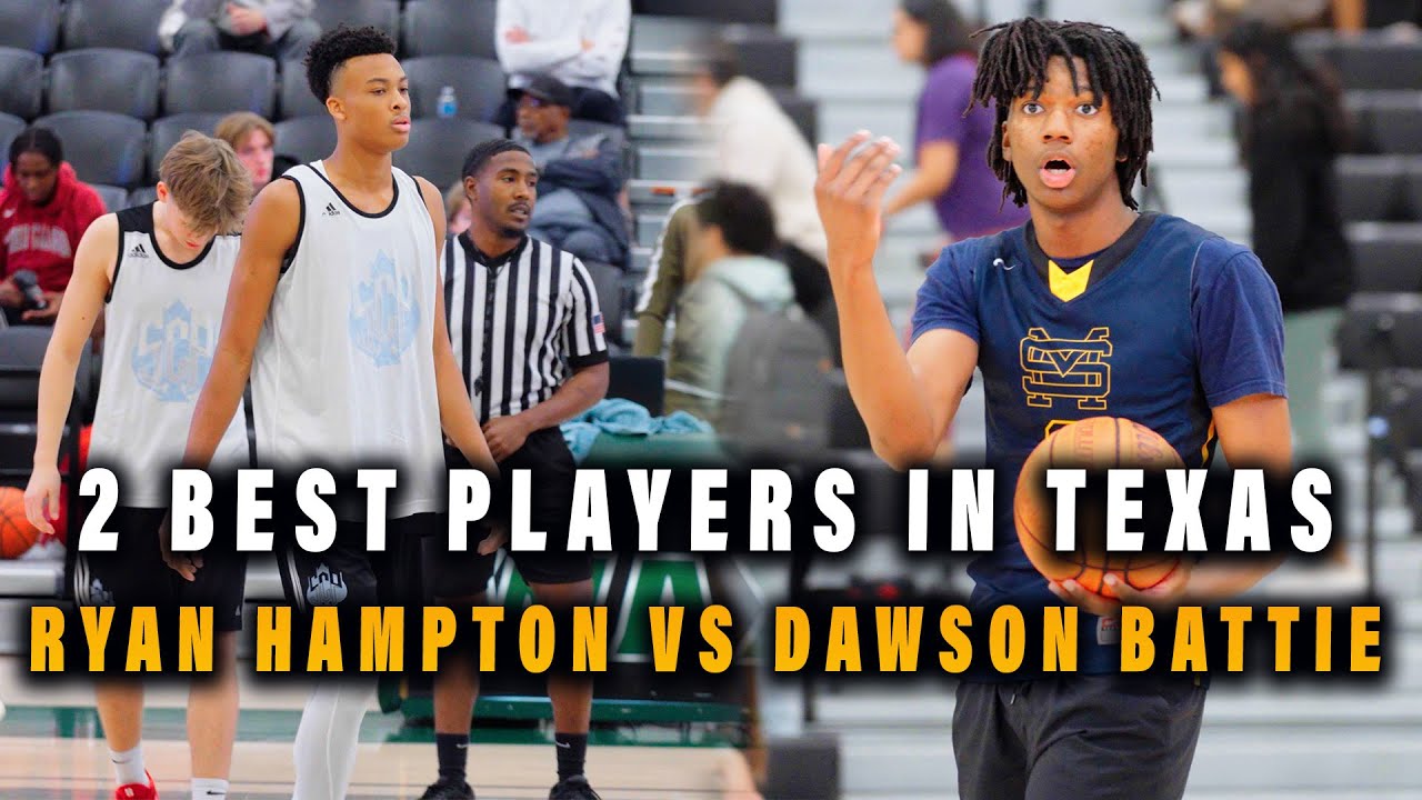 #1 Ryan Hampton vs #2 Dawson Battie The 2 best players in Texas Match up South Central vs St ...