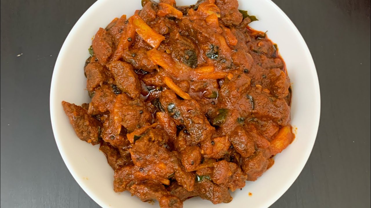 Kerala style Meat Pickle | Beef achar Recipe - YouTube