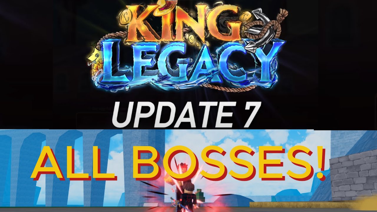 ALL NEW BOSSES IN KING LEGACY UPDATE 7! - YouTube