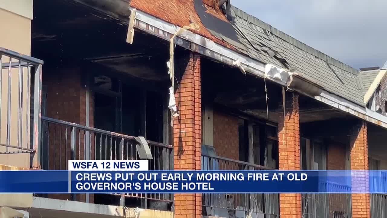 Fire put out at old Governor's House Hotel in Montgomery - YouTube